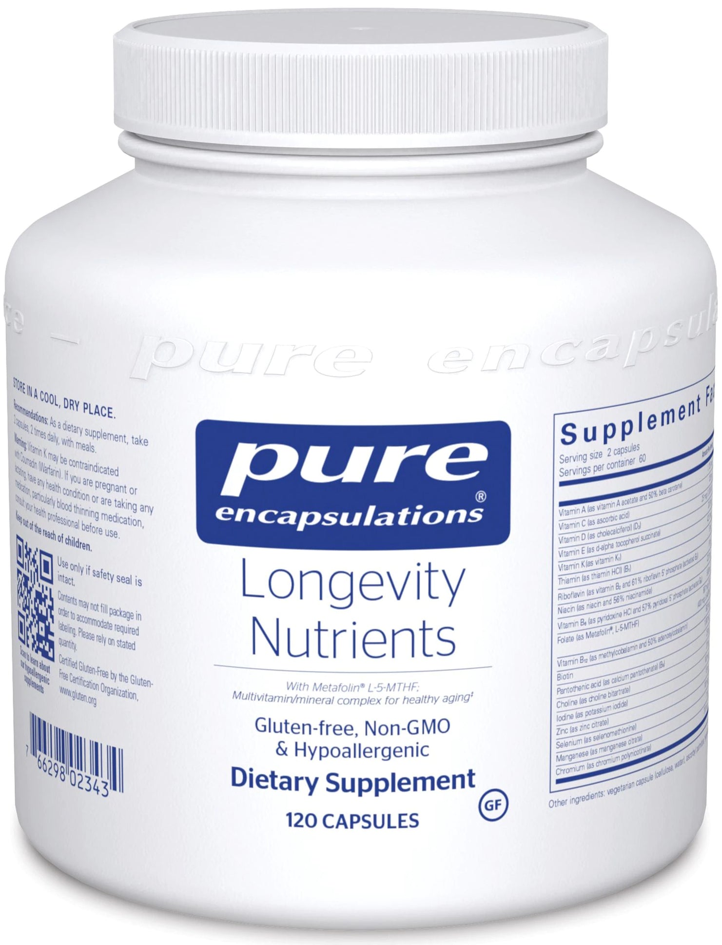 Longevity Nutrients – Solutions 4 Health